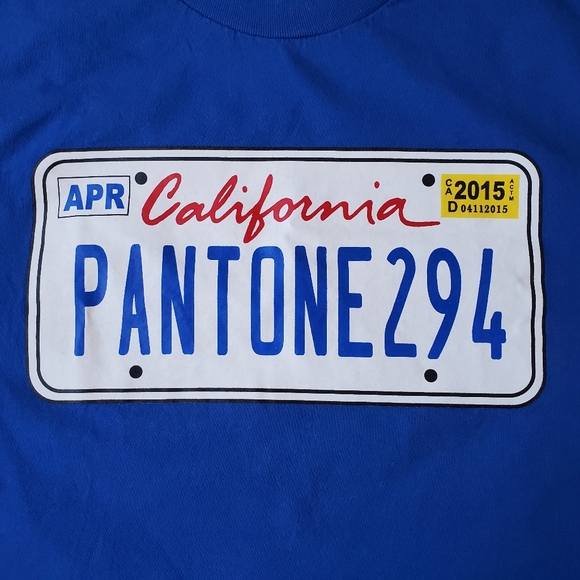 La Dodgers | Shirts | Pantone 294 La Dodgers Blue Short Sleeve Graphic ...